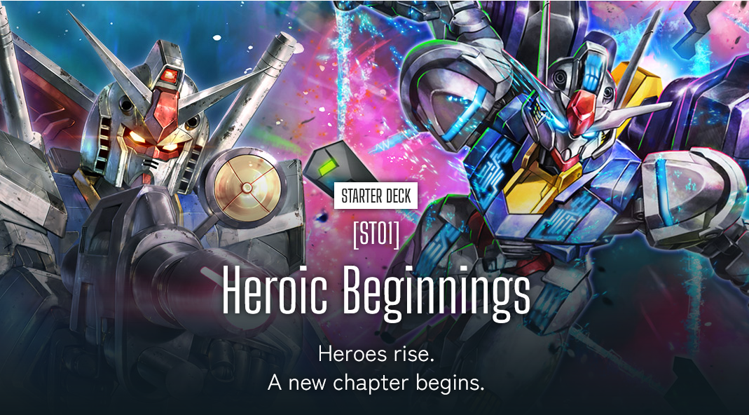 Gundam Card Game - Starter Deck Heroic Beginnings [ST01] – Zone Gunpla